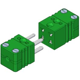 Miniature Duplex Thermocouple and RTD Connectors